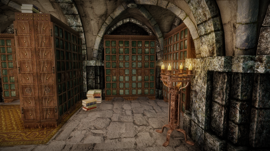 【家MOD紹介】Bookworm ｜ 湯けむりスカイリム